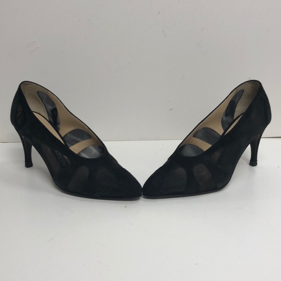 MAUD FRIZON | Shoes | Maud Frizon Made In Italy Black Suede Pump | Poshmark